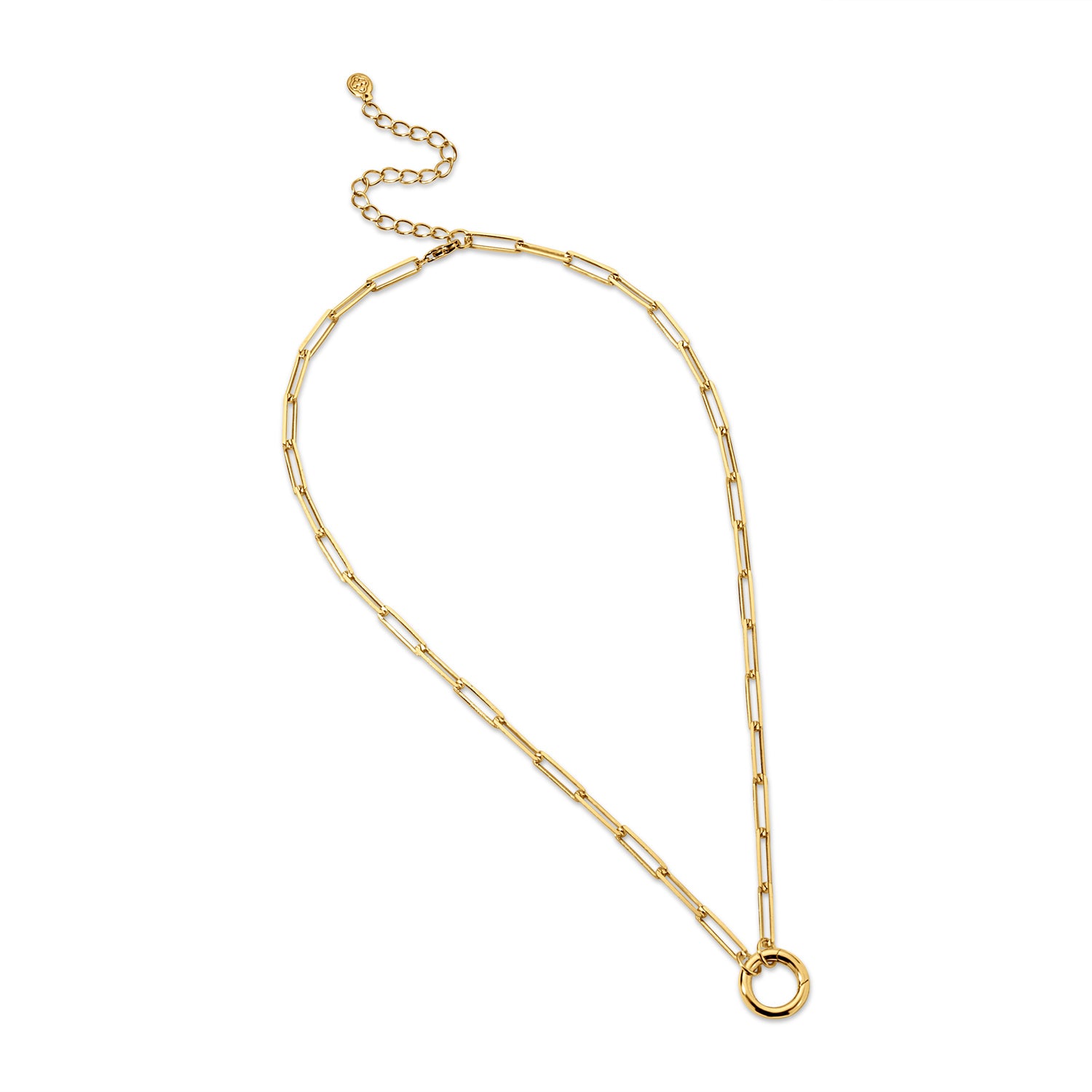 Gold Vermeil Paperclip Chain with spring clasp – Gracewear